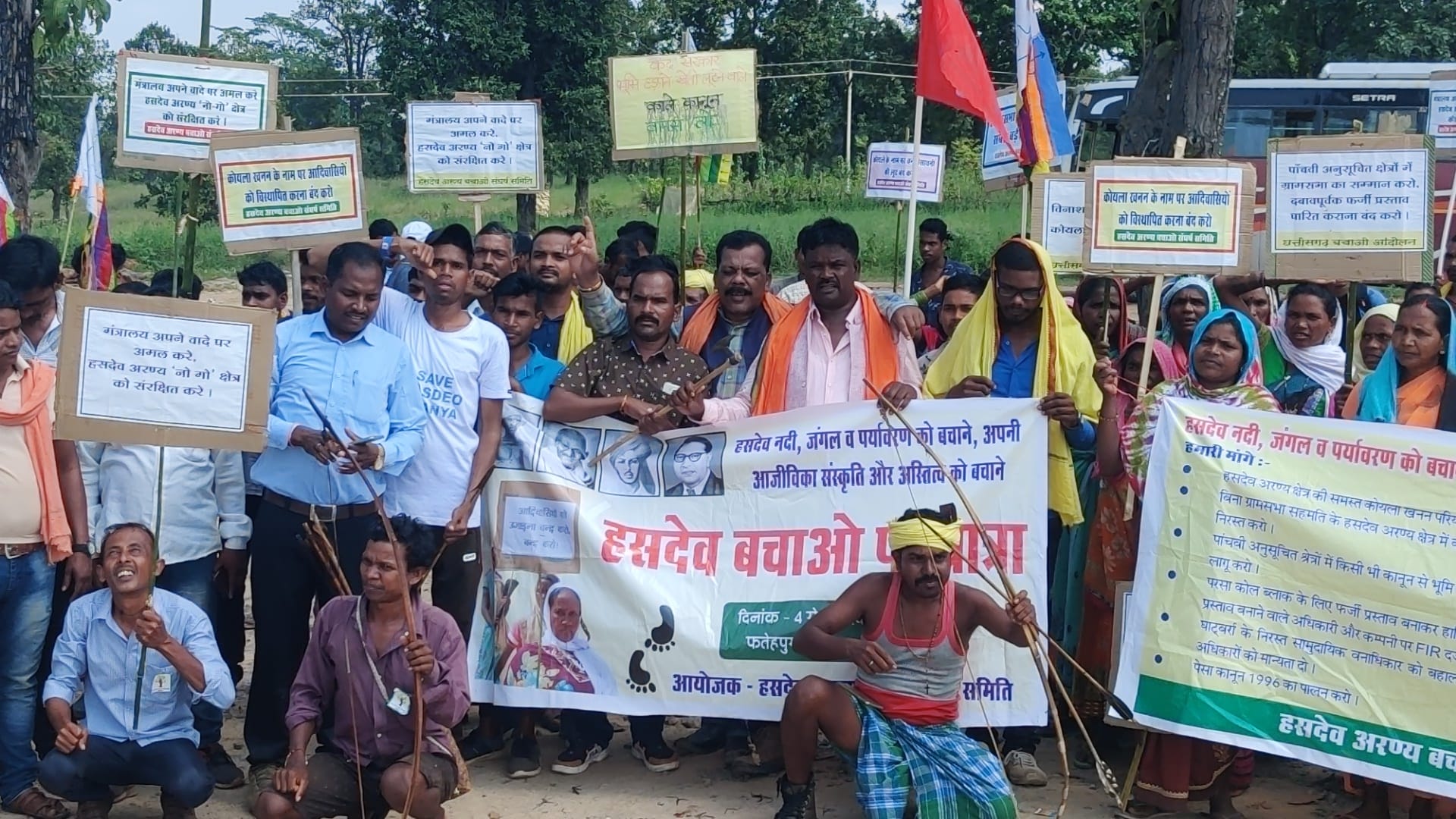 Adivasis still hopeful of protecting Hasdeo forest from coal-miners ...